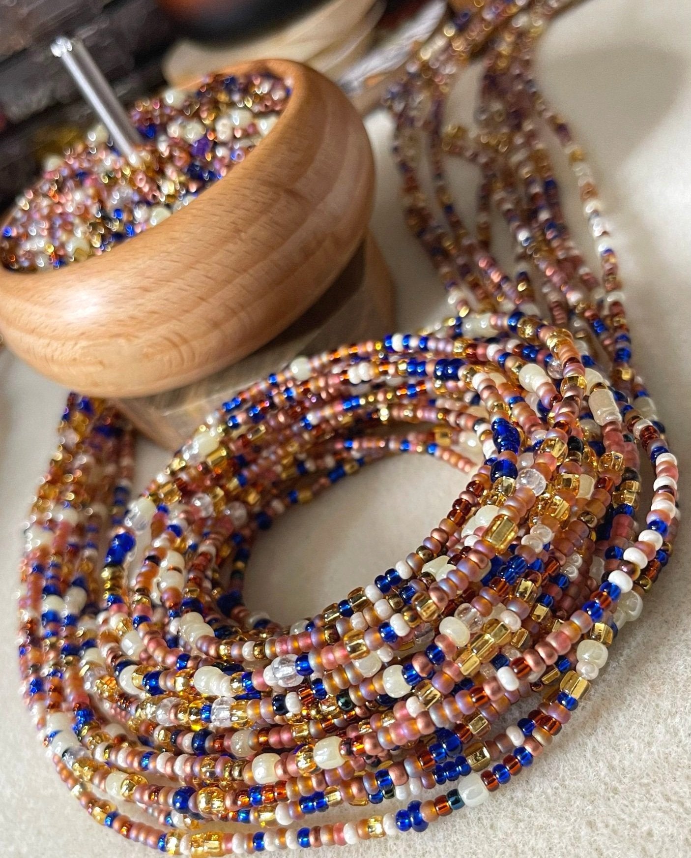 Ethereal Embrace Tie-On Waist Bead Strand – Beeutifulvibes
